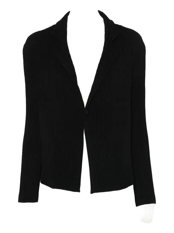 Issey Miyake Single-breasted Jacket - Black