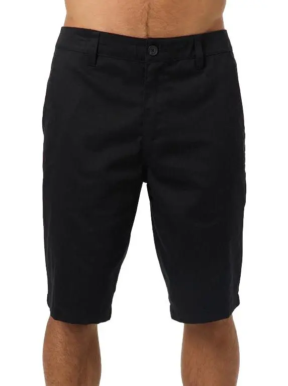 O'Neill Redwood Relaxed Fit Chino Shorts - Black