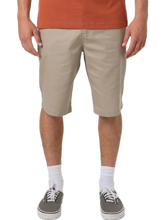 O'Neill Redwood Relaxed Fit Chino Shorts - Khaki
