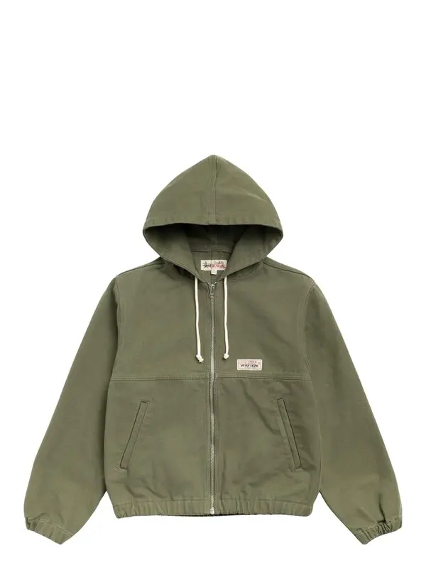 StÜssy Unlined Canvas Work Jacket - Green