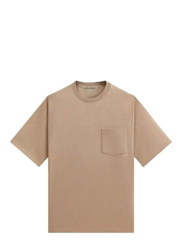 Kith 101 For Auralee Luster Plaiting Tee - Tan