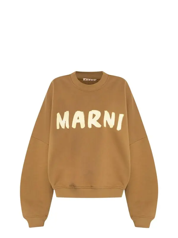 Marni Logo Sweatshirt - Tan