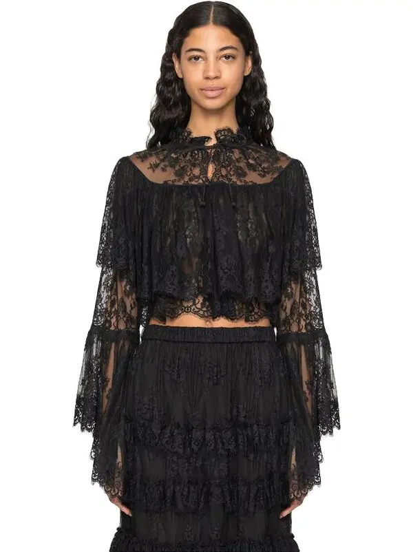 Sea Holden Lace Blouse - Black