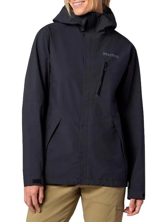 MARMOT Waterproof Hooded Jacket - Black