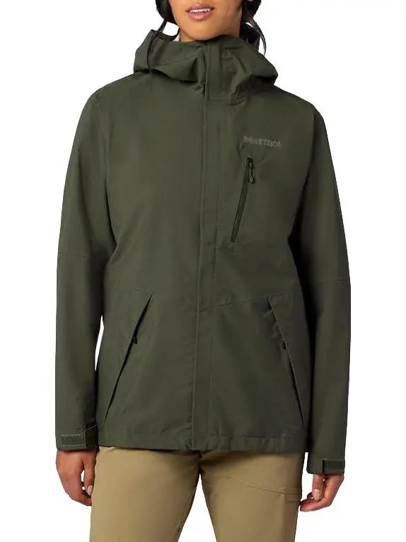 MARMOT Waterproof Hooded Jacket - Nori