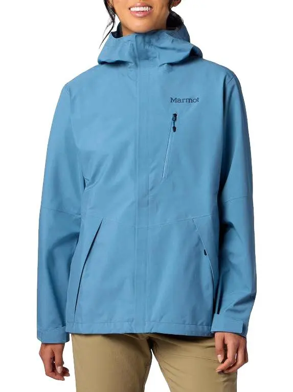 MARMOT Waterproof Hooded Jacket - Summer Storm