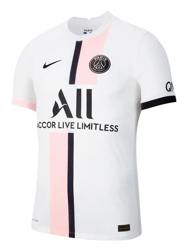 Nike Paris Saintgermain Away Vapor Match Shirt 202122 With Messi 30 Printing Jersey - White/arctic Punk/black