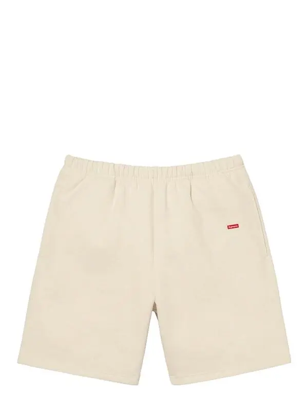 Supreme Small Box Sweatshorts - Natural