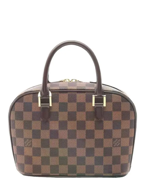 LOUIS VUITTON 2004 Damier Ebene Handbag - Brown