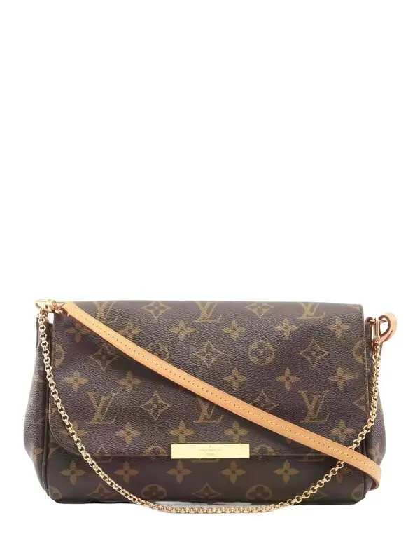 LOUIS VUITTON 2016 Favorite Mm Monogram Handbag - Brown
