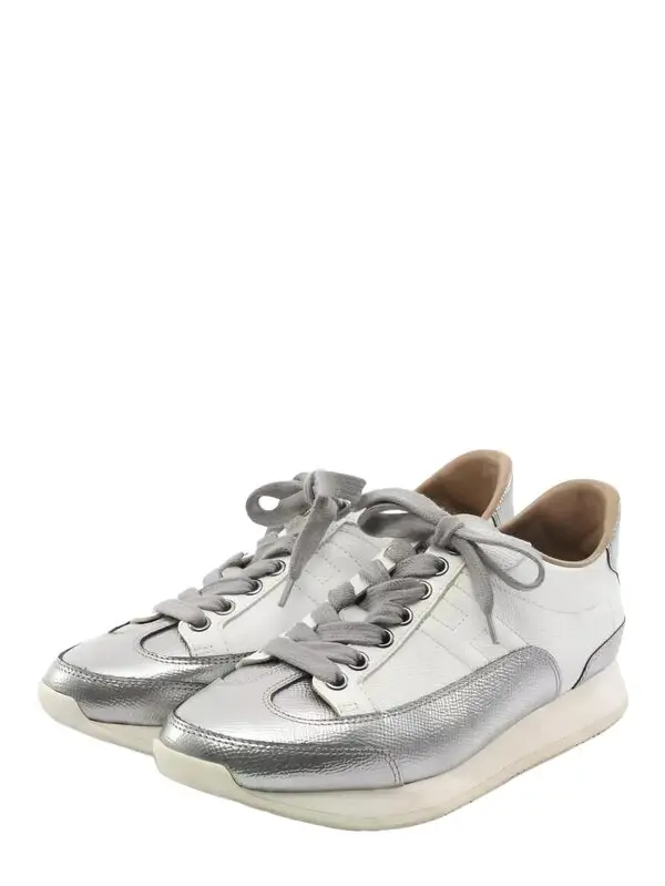 Hermès 1910s Quick Leather Sneakers - White