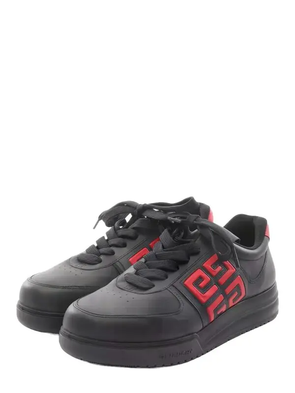 Givenchy 2010s Logo-detail Leather Sneakers - Black