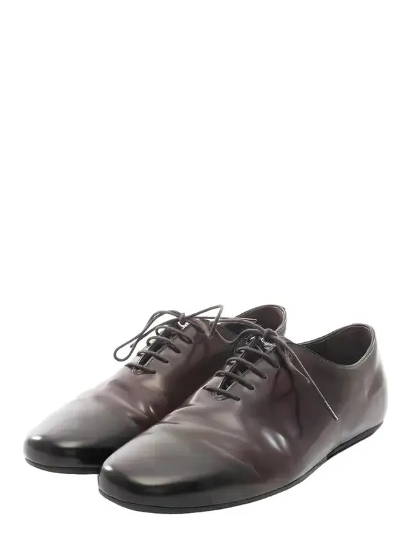 Prada 2010s Lace-up Leather Shoes - Brown
