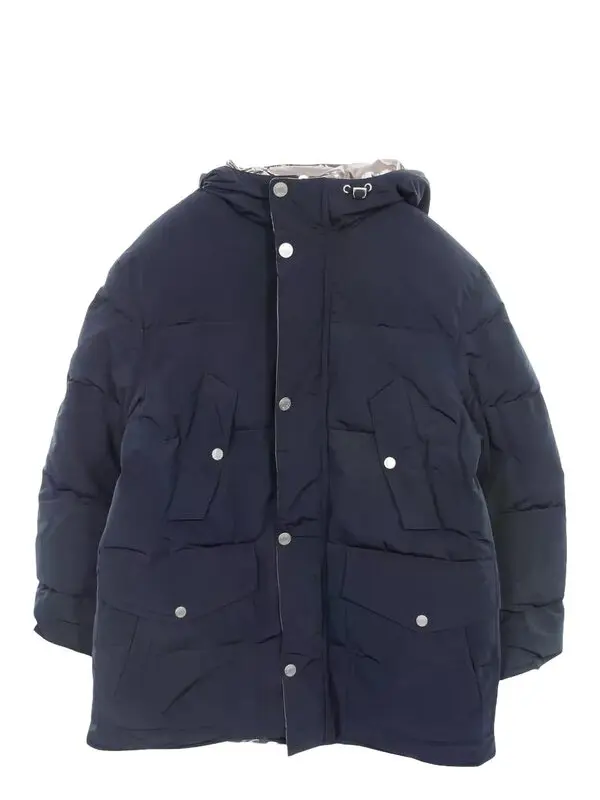 Hermès 2000s Serie Hooded Padded Jacket - Blue