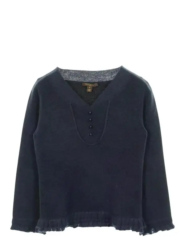 LOUIS VUITTON V-neck Sweater - Blue