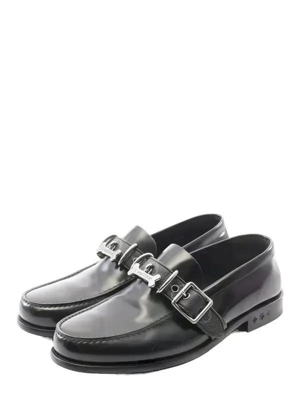 LOUIS VUITTON Buckled Loafers - Black