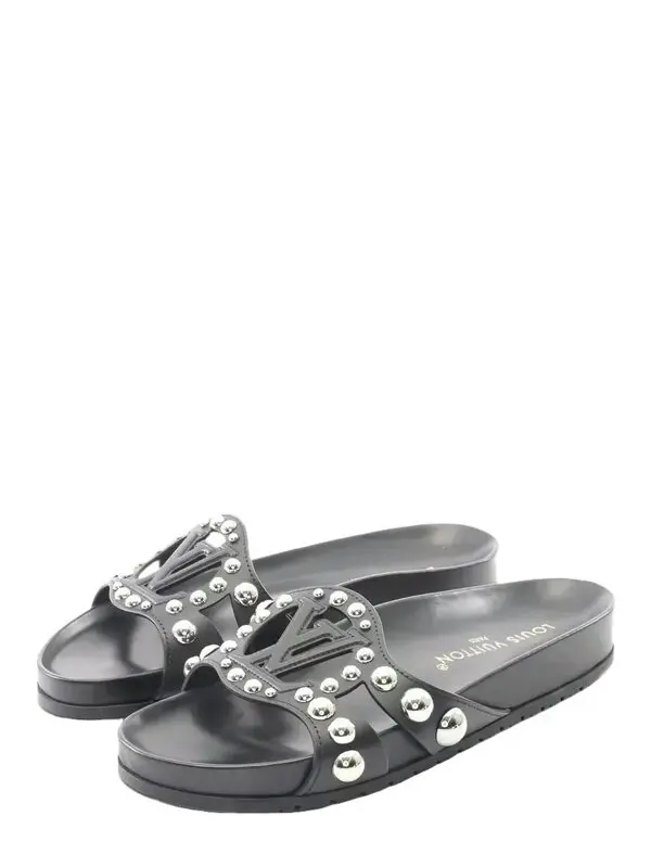 LOUIS VUITTON 2023 Studded Isola Sandals - Black