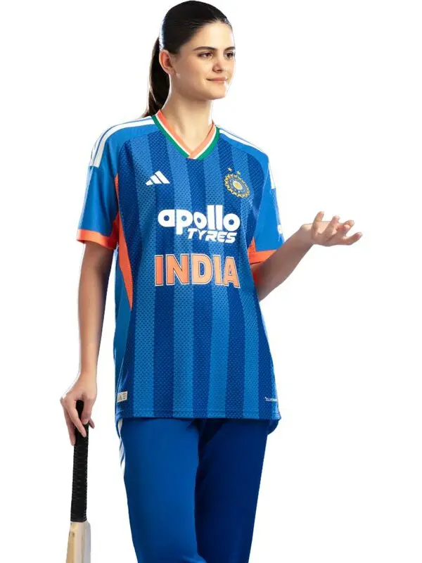 Adidas India Cricket Jersey 2026 - Bright Royal