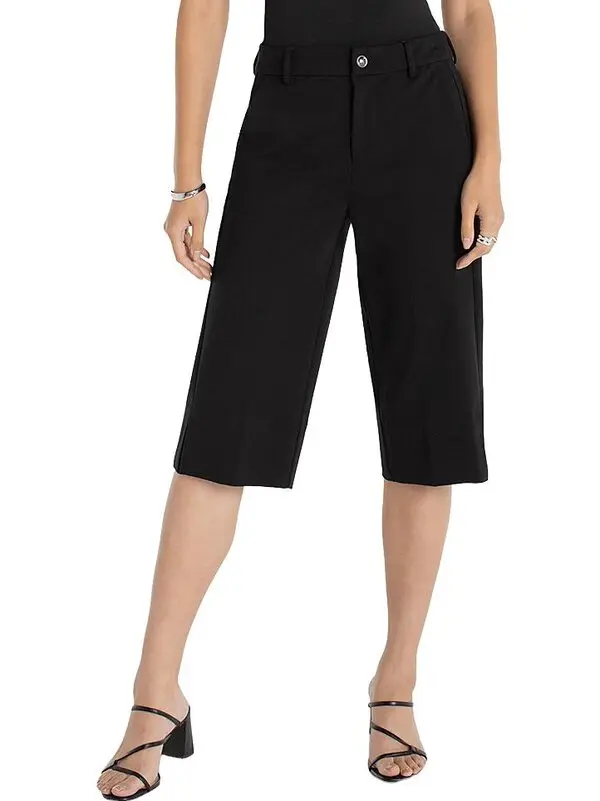 LIVERPOOL High-rise Bermuda Shorts - Black