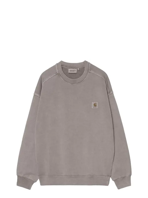 Carhartt Work In Progress Nelson Cotton Sweatshirt - Grey
