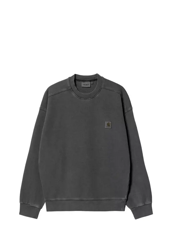 Carhartt Work In Progress Nelson Cotton Sweatshirt - Grey