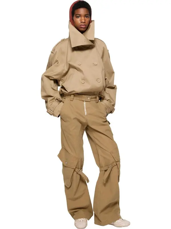 Acne Studios Cargo Trousers - Cold Beige