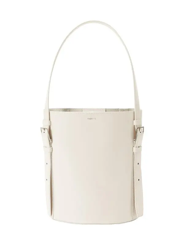 Coperni Ergonomic Leather Bucket Bag - Beige Bei