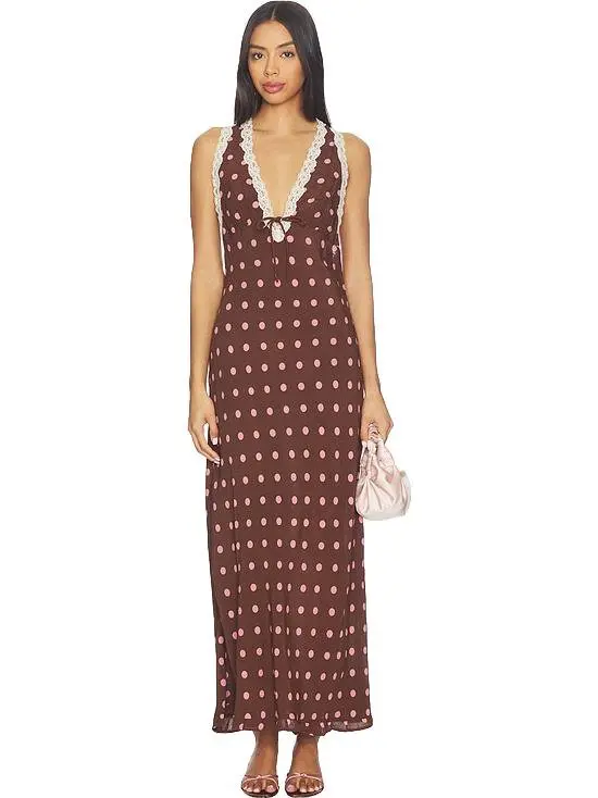 L*Space Eyes On You Maxi Dress - Alotta Polka Dot