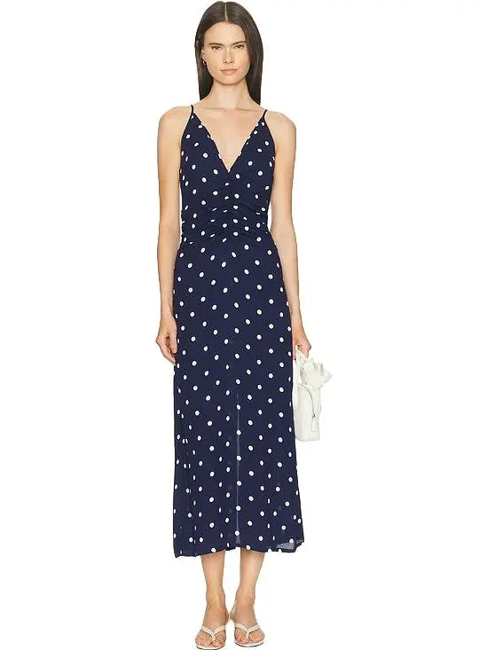 Baum Und Pferdgarten Atalia Dress - Navy Creme Dot