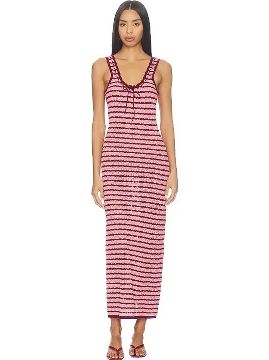 L*Space Rosalie Maxi Dress - Strawberry Stripe