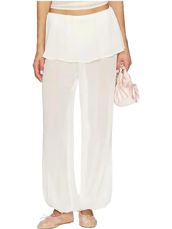 MORE TO COME Laguna Balloon Pant - Ivory