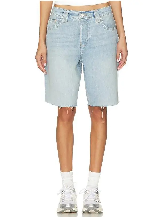 Free People We The Free Montana Raw Hem Short - Cowgirl Blues