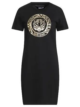 Just Cavalli Mini T-shirt Dress - Black