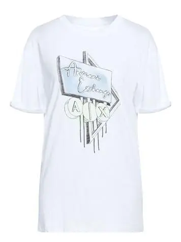 Armani Exchange T-shirt In Cotton - White