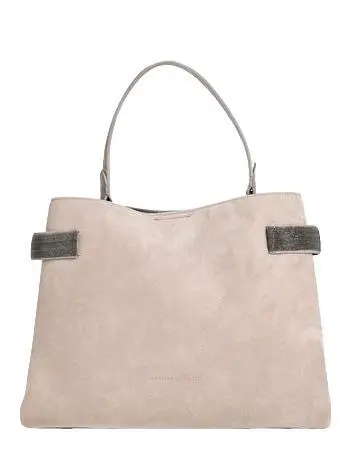 Brunello Cucinelli Light Leather Handbag - Grey