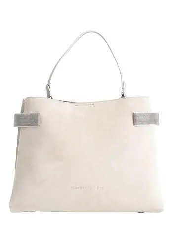 Brunello Cucinelli Light Leather Handbag - Light Grey
