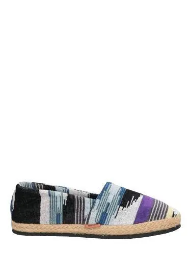 Missoni Multicolor Velvet Espadrilles - Blue