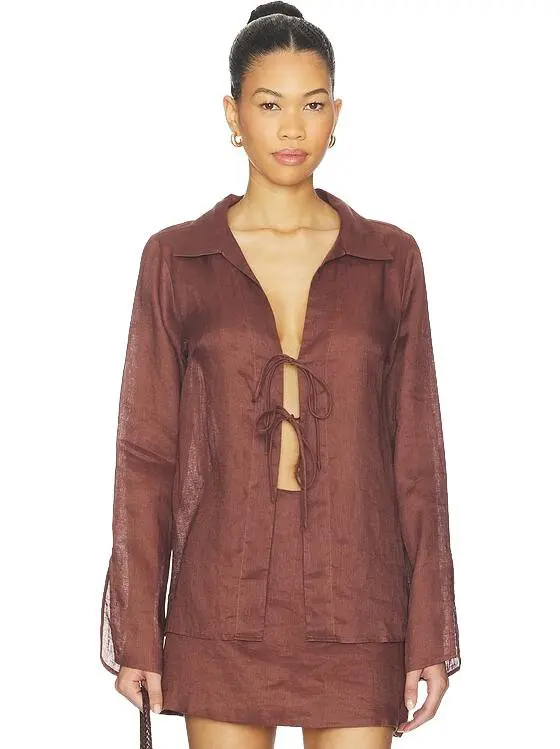 L*Space Venice Shirt - Brown