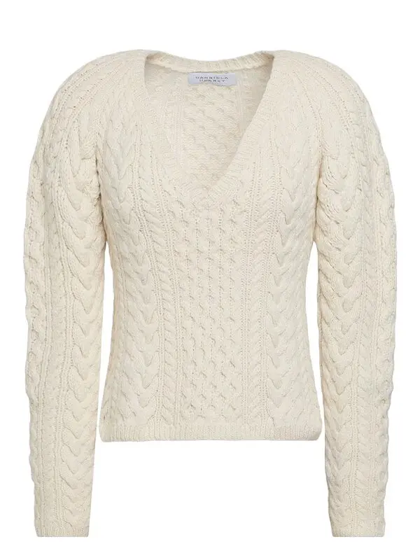 Gabriela Hearst Cable-knit Cashmere Sweater - Ivory