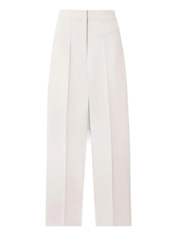 ESSE STUDIOS Ophelia Crepe Wide-leg Pants - Off-white