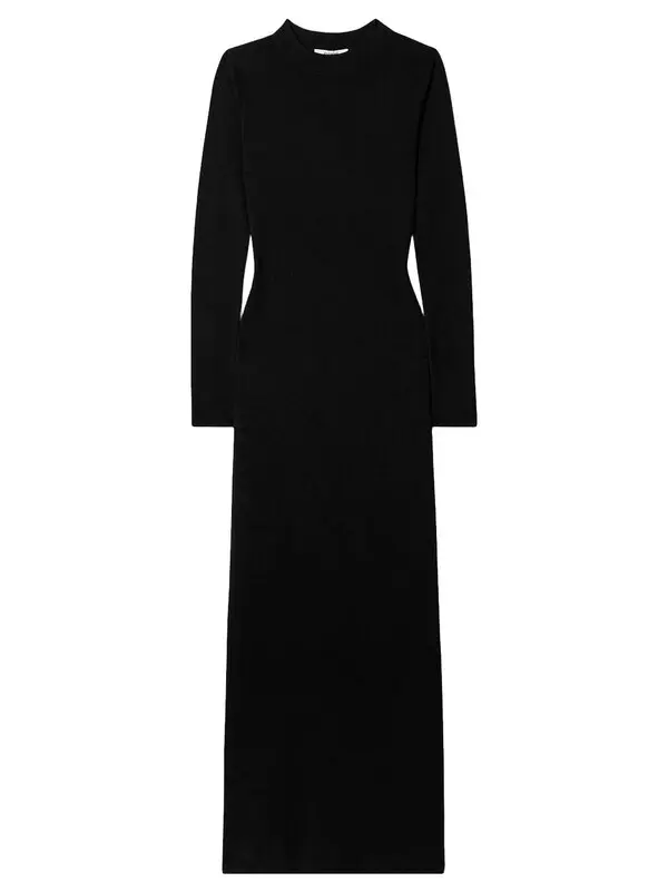 FFORME Cotton-jersey Maxi Dress - Black