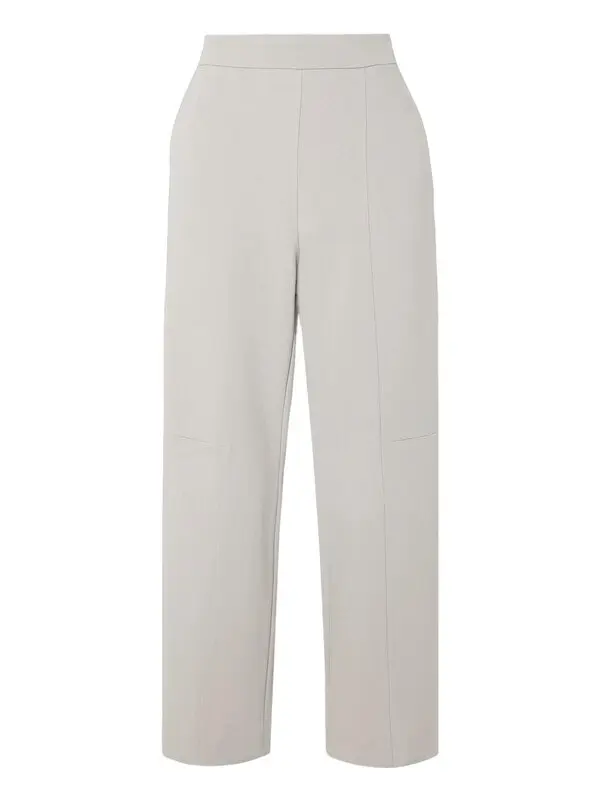 Max Mara Leisure Glasgow Straight-leg Pants - Light Gray
