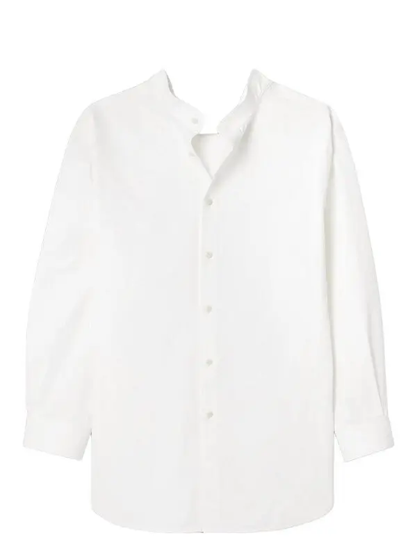 FFORME Oversized Cotton-poplin Shirt - White
