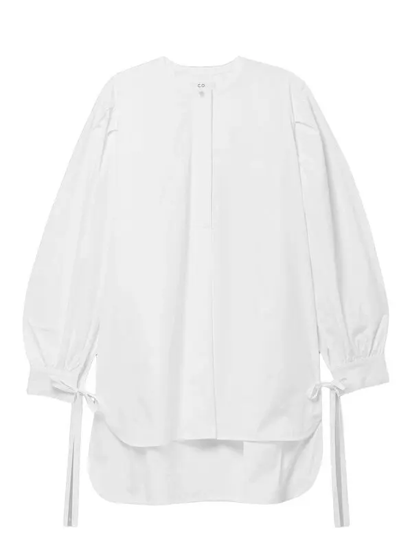 Co Oversized Cotton-poplin Shirt - White