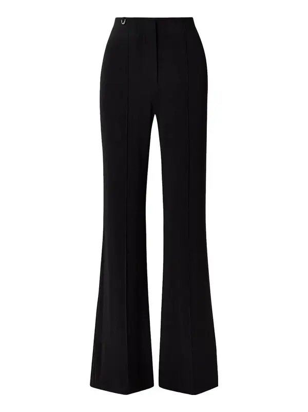 Jacquemus Apollo Stretch-jersey Flared Pants - Black