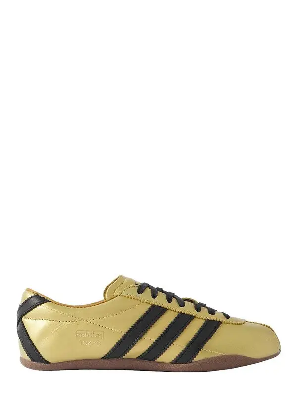 Adidas Tokyo Two-tone Leather Sneakers - Gold