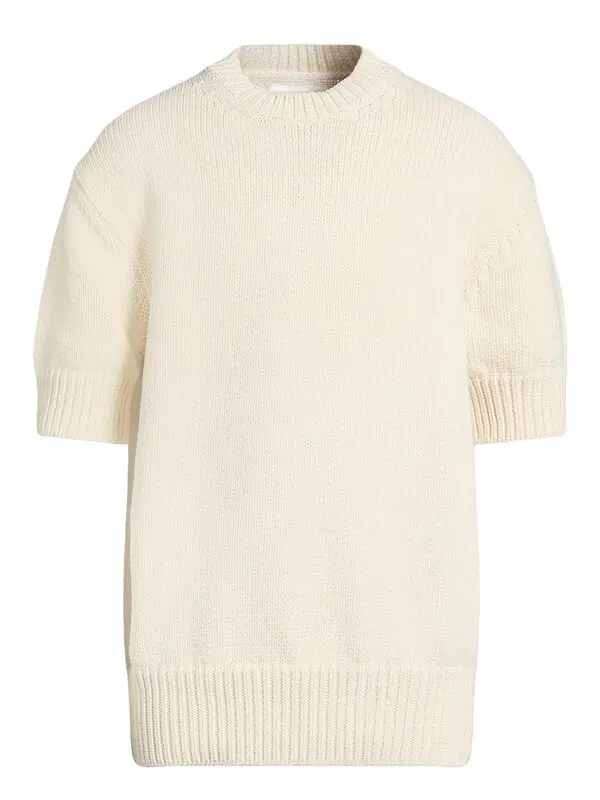 JIL SANDER Cotton-blend Sweater - Ivory
