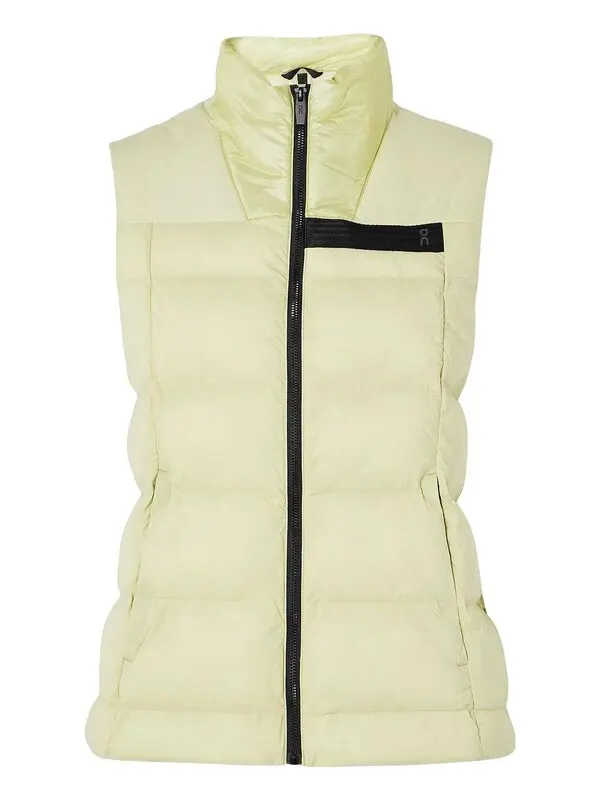 On Challenger Quilted Shell Vest - Pastel Yellow