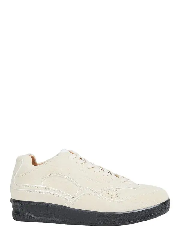 JIL SANDER Suede Sneakers - Ecru