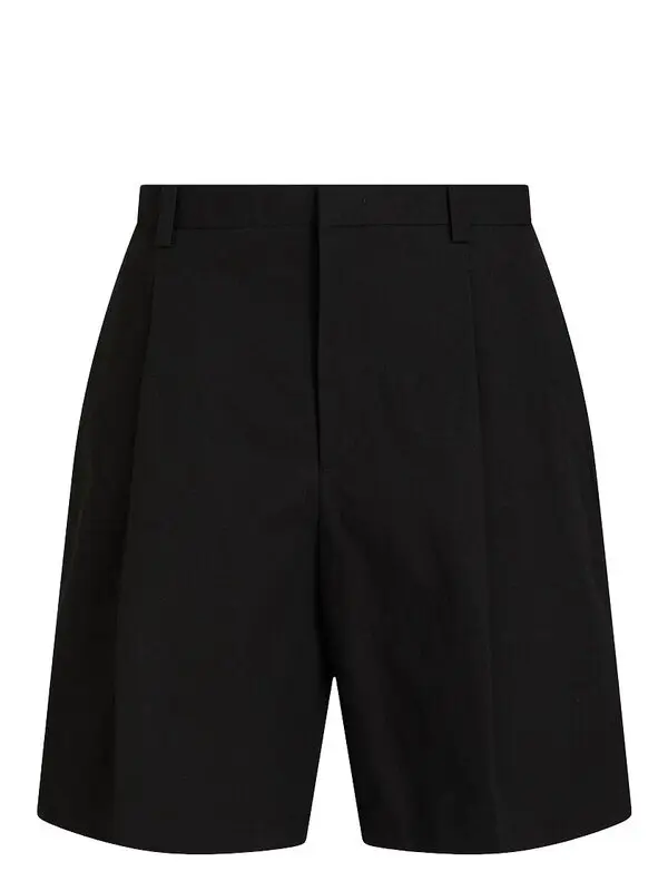 JIL SANDER Cotton-twill Shorts - Black